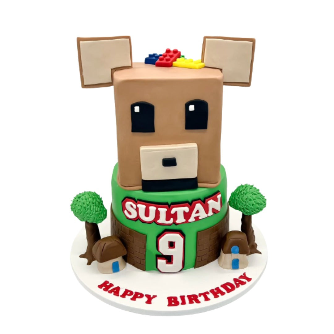 Lego House Cake
