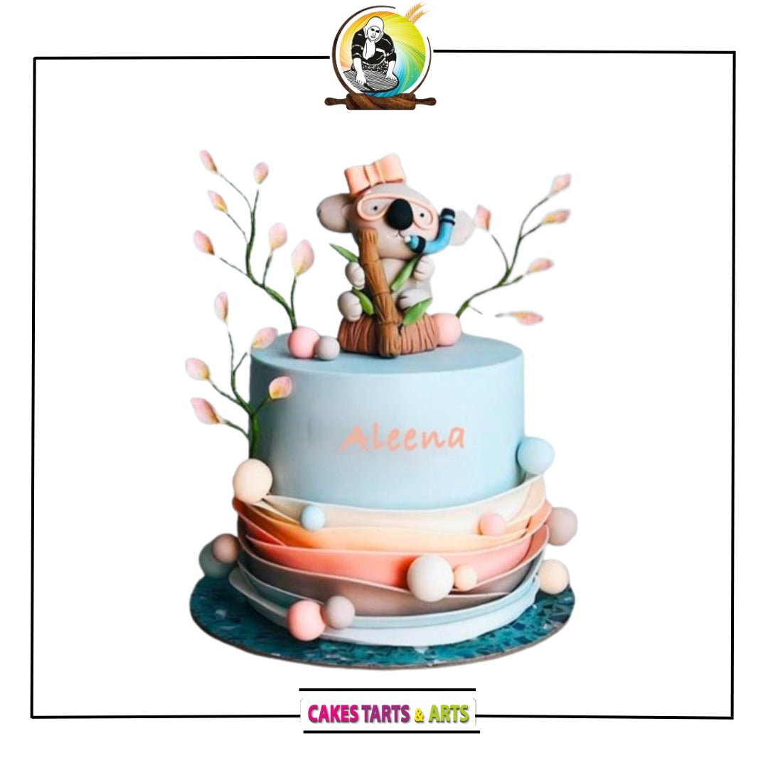 Noozles Koala Girls Cake