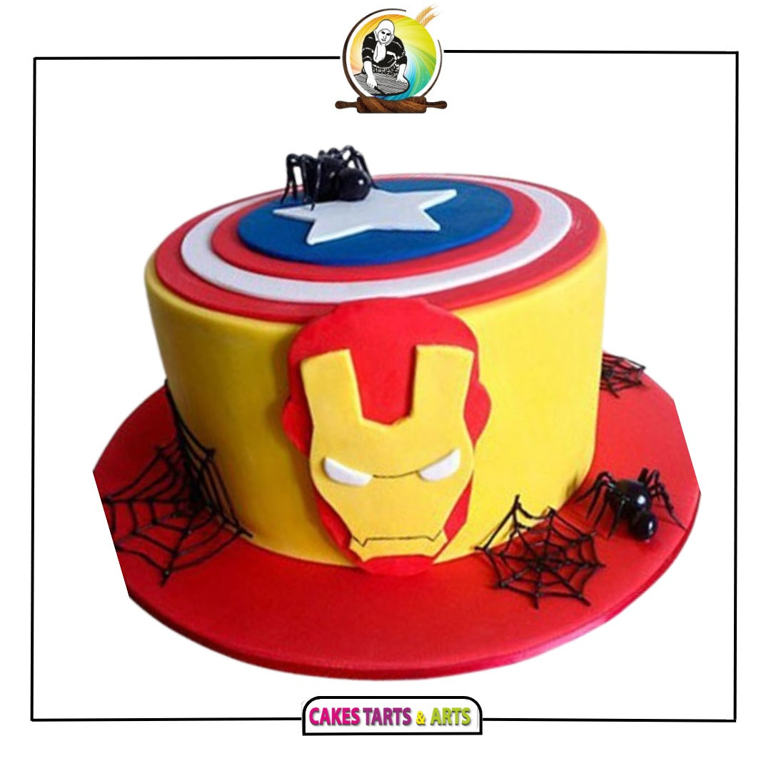 Customized Avengers Amalgamation Cake