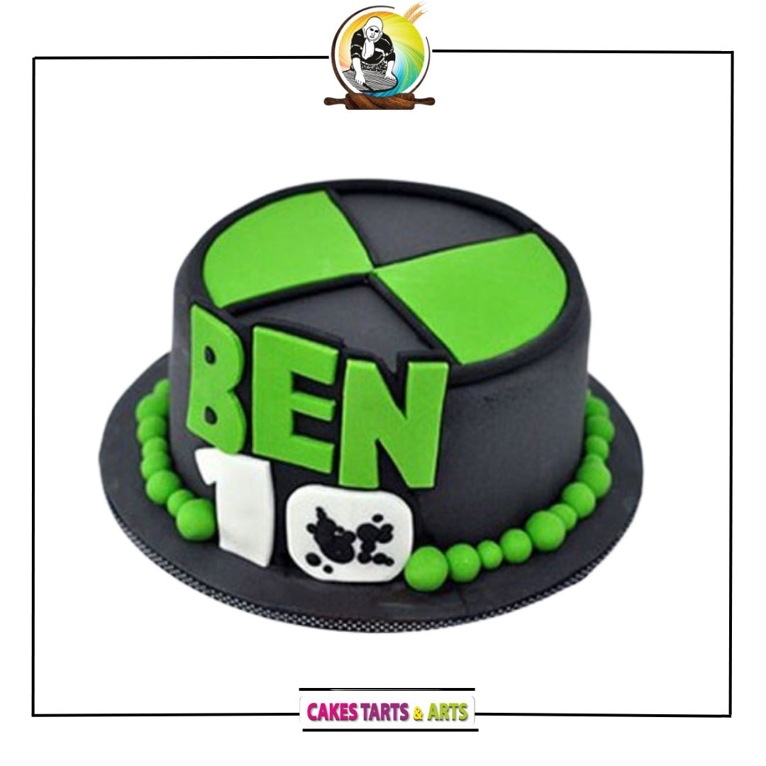 Customized Ben 10 Logo Cake