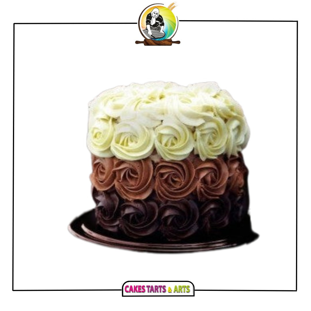 Customized Brown elegence cake