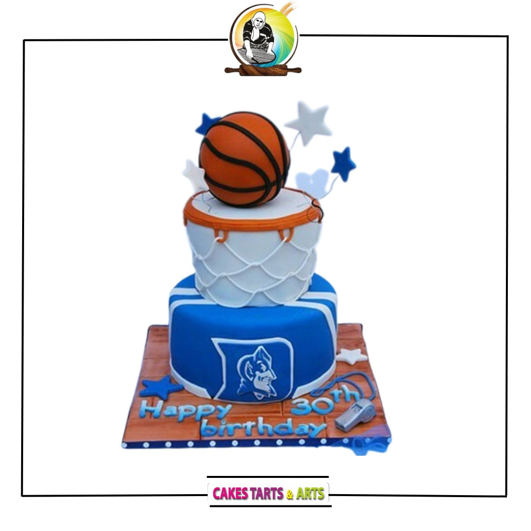Customized Team Basketball Cake