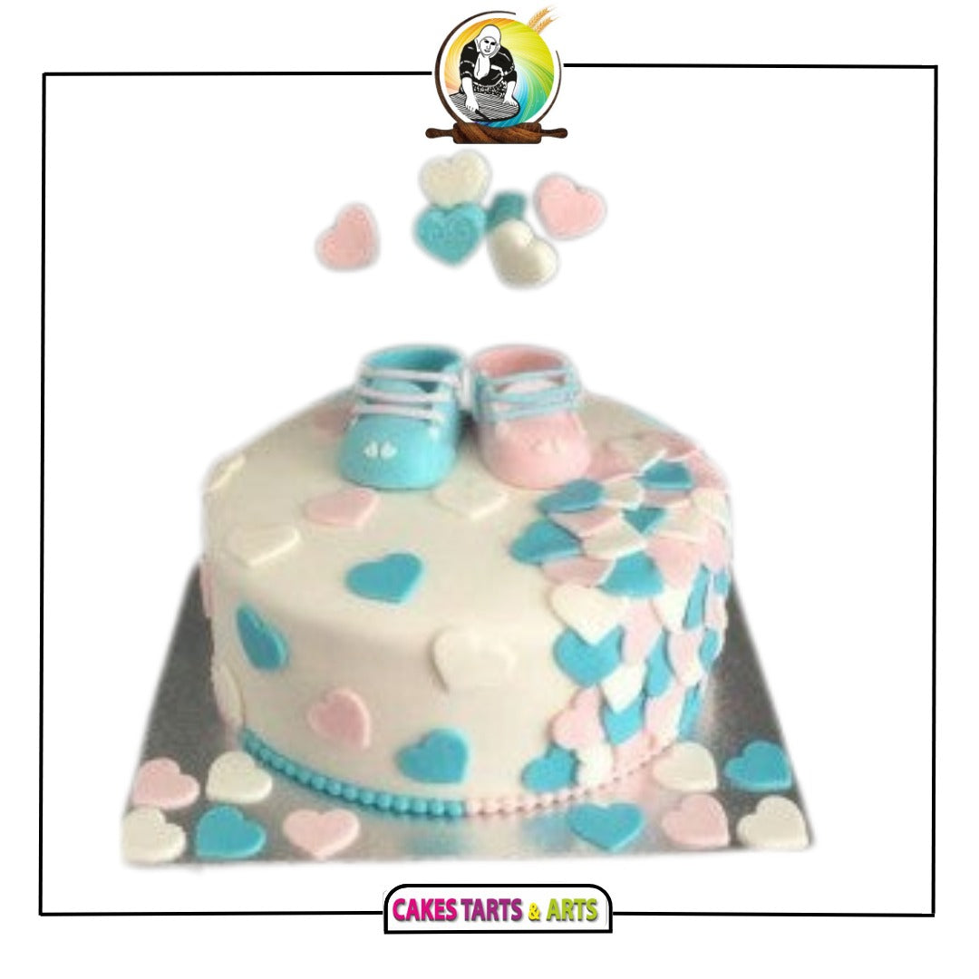 Customized Gender Reveal Cake