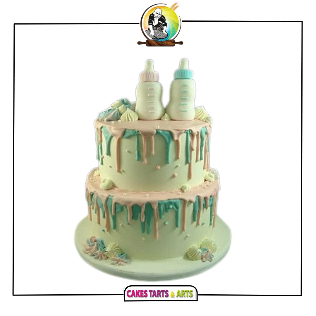 Customized Gender Reveal Cake