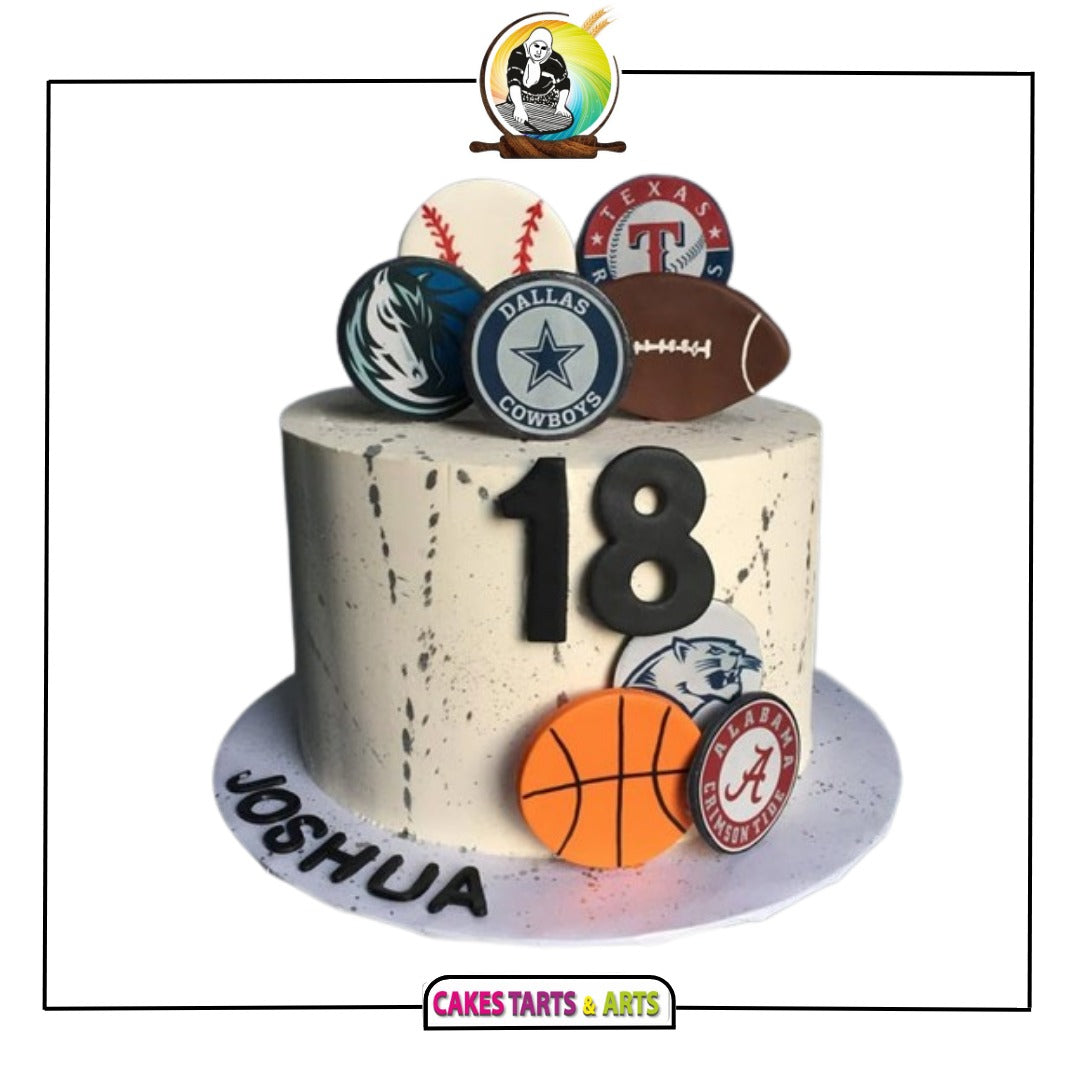 NBA Logos Cake
