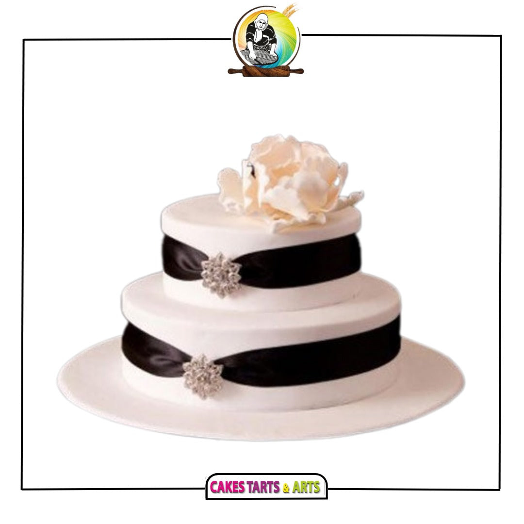 Customized Satin Step Cake