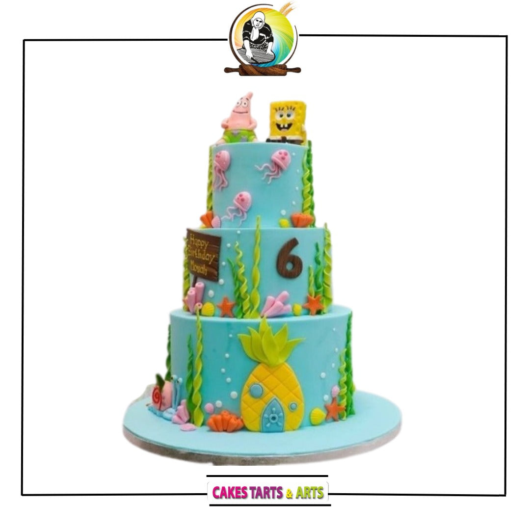 Spongebob Birthday Cake