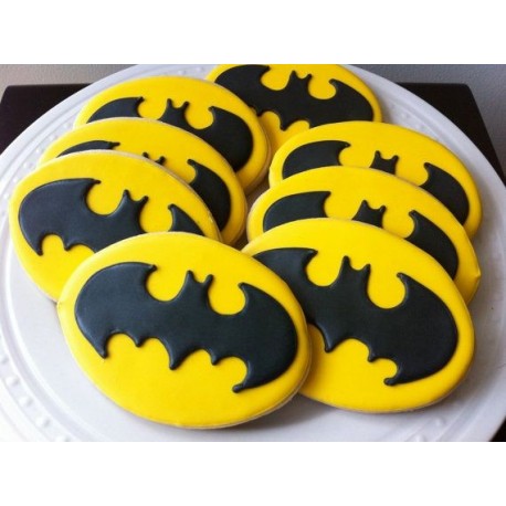 Customized Batman Cookies