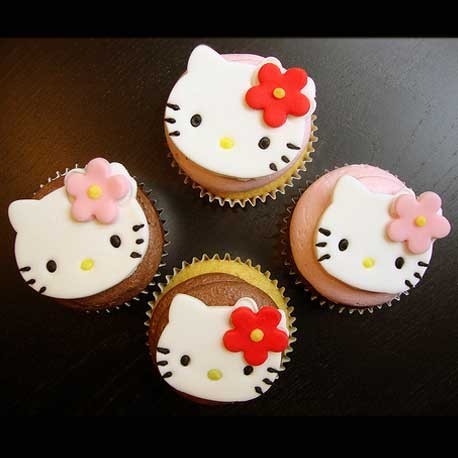 Customized Hello Kitty CupCakes