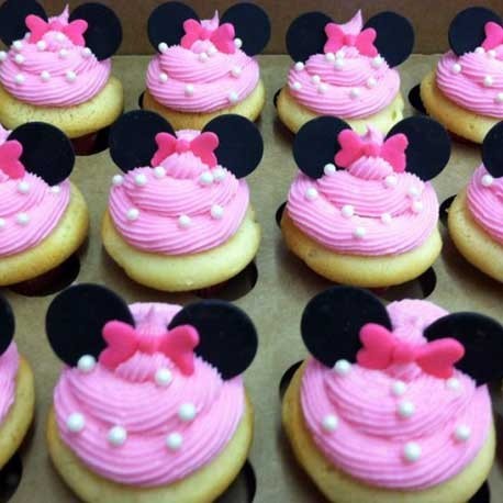 Customized Mini Mouse CupCakes